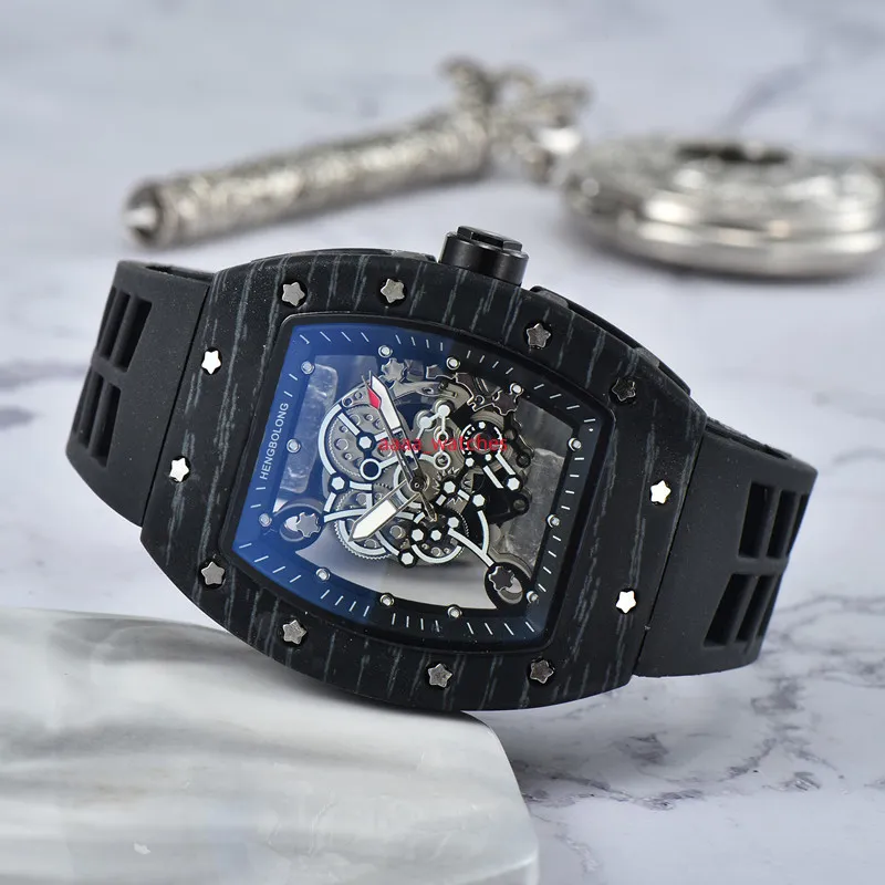 Reloj Hombre Quartz Watch Transparent Bottom 3 Pin Bezel, Waterproof ...