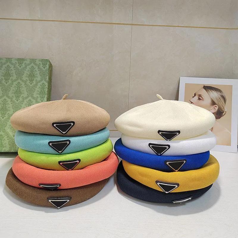 Designer Beret Caps For Women Warm Windproof Dome Hats For Outdoor ...