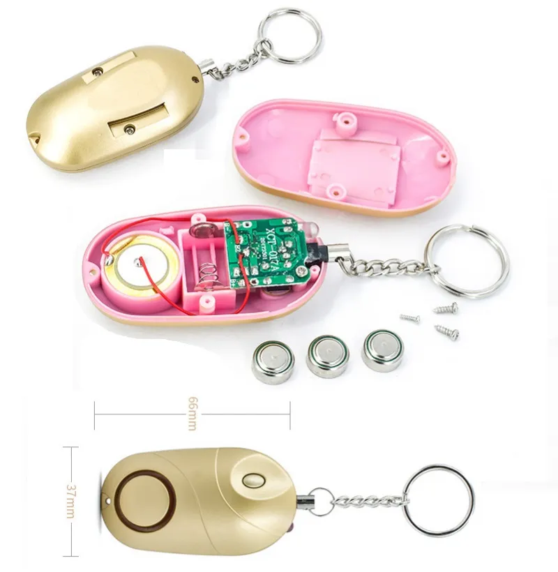 Self Defense Alarms 130db Loud Keychain Alarm System Girl Women Old