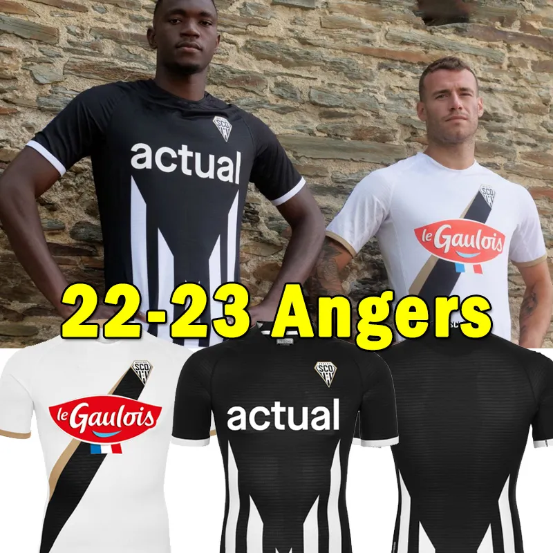 2022 2023 Maillots SCO Angers SOCCER JERSEYS Diony Fulgini Boufal Capelle Bahoken Pereira Lage ...