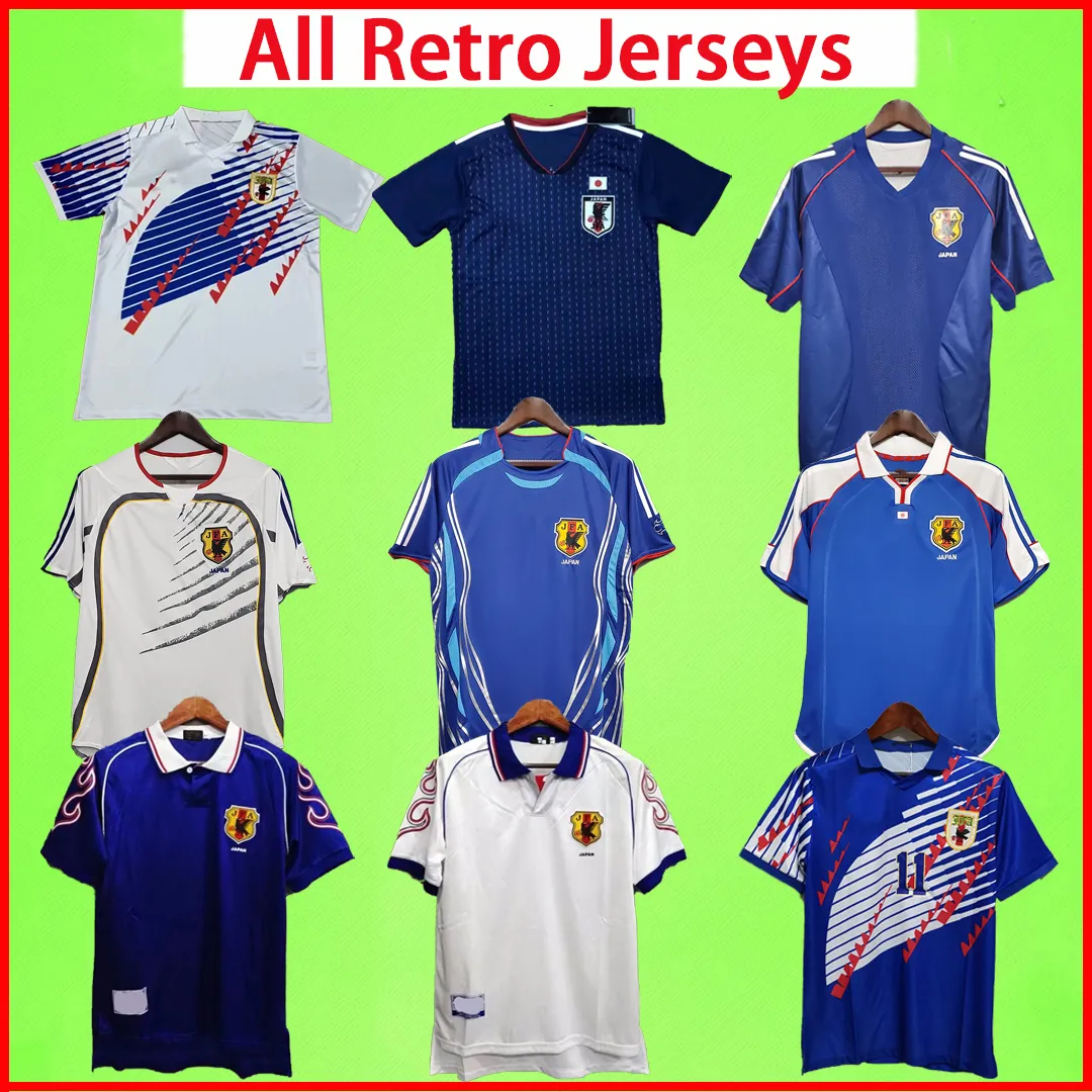1994 1998 2000 2002 2006 2018 Japan Retro Soccer Jerseys Vintage ...