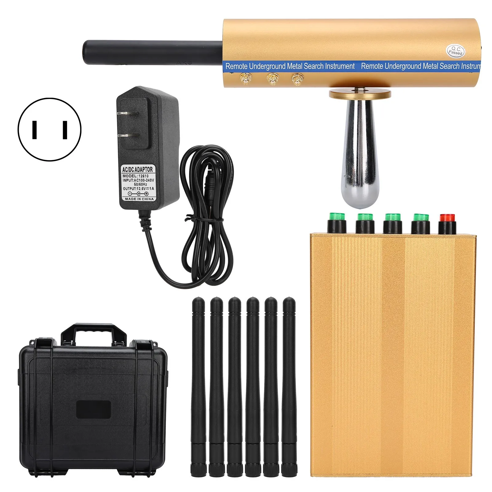 Premium Large Metal Detector: Enhance Signal, Deep Seeking, 6 Antenna ...