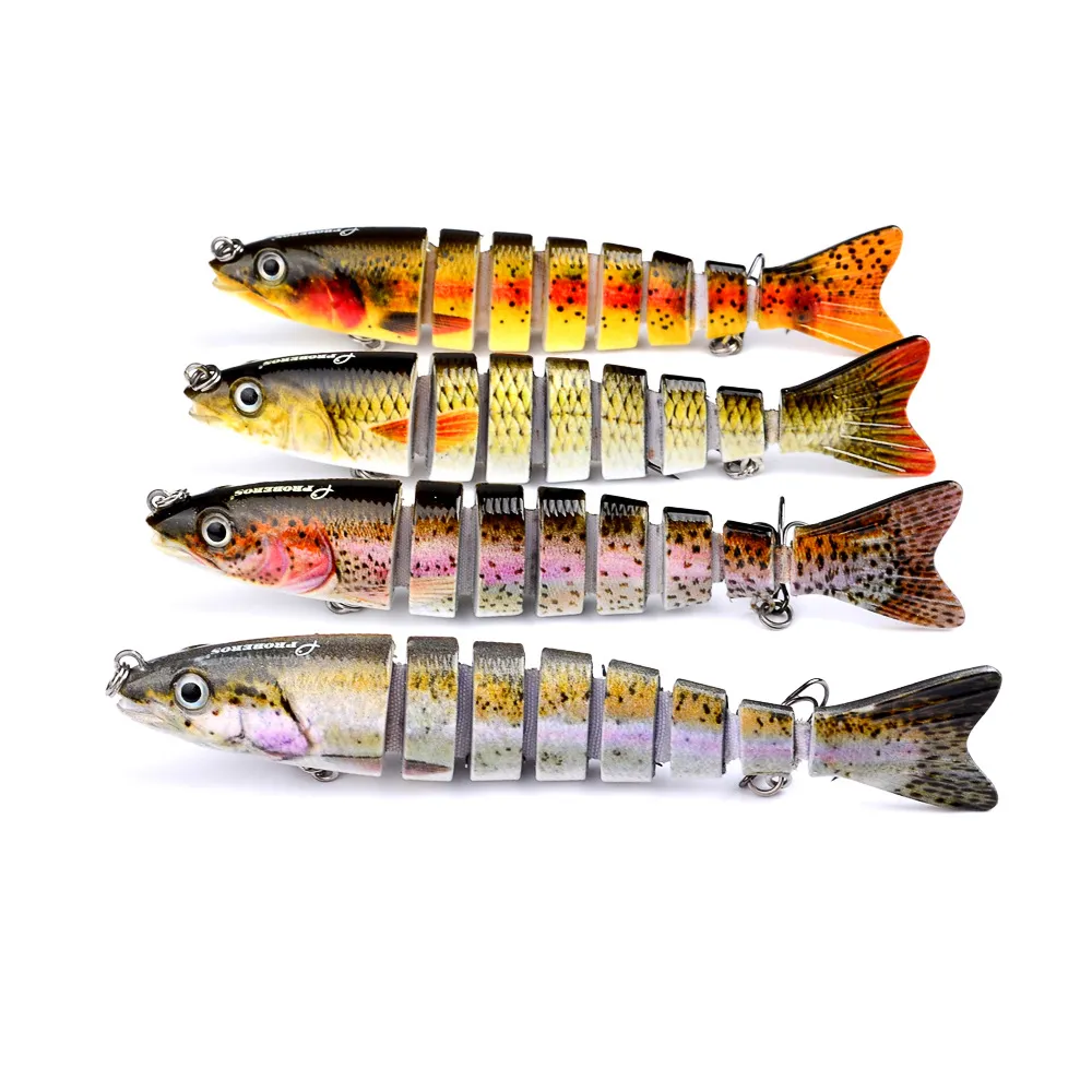 12cm Realistic Swimbait Fishing Lures - Multi Jointed, Slow Sinking ...
