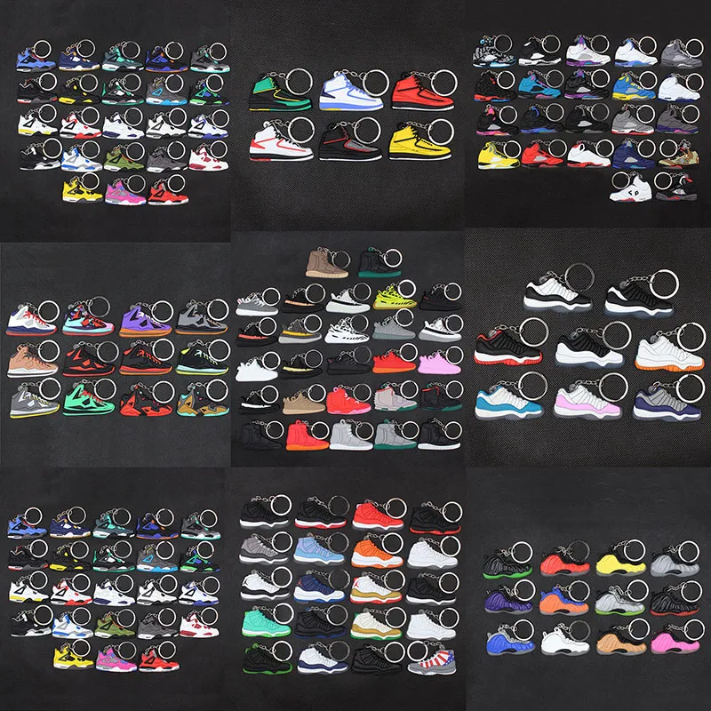 Cool Sneaker Keychain - Mini Basketball Shoe Keyring for Bags ...