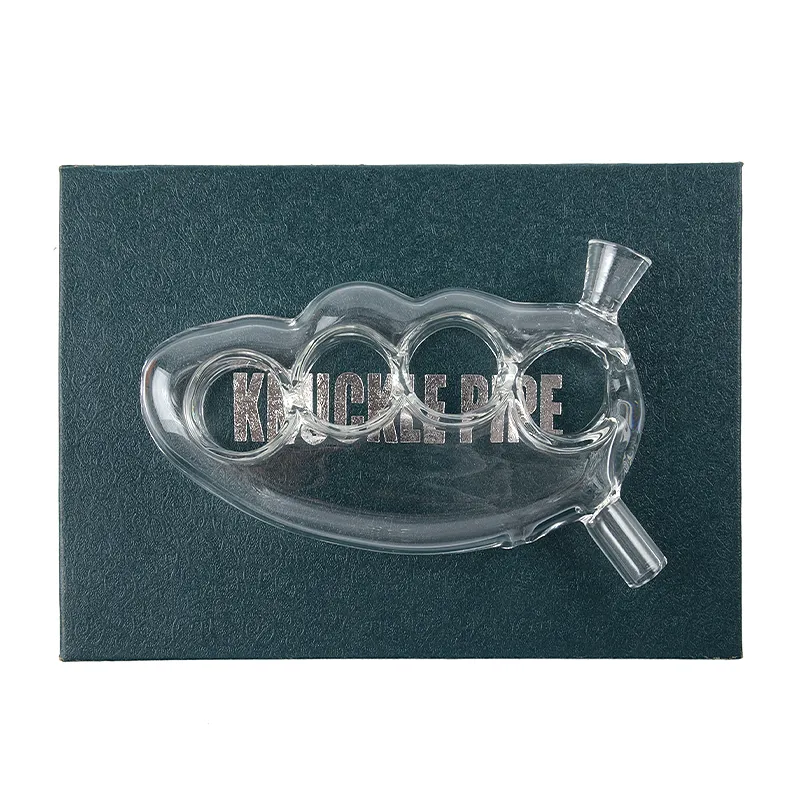Glass Knuckles Bubbler Pipe For Hookahs Smoking Accessories Water Glass ...