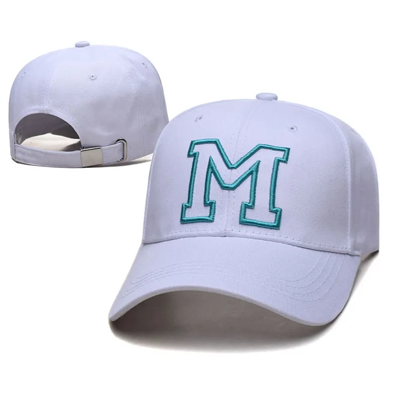Nueva Letra De Llegada M Bordado Visera Curva Casquette Béisbol Gorra ...