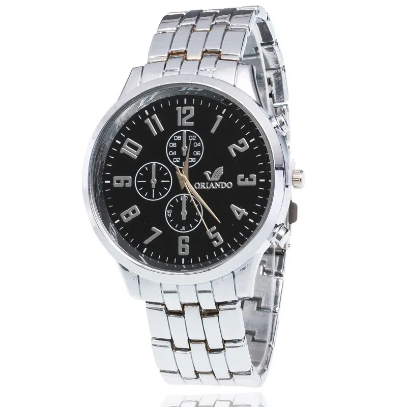 ORLANDO Sport Quartz Mens Watch Stainless Steel Band, Hours Display ...
