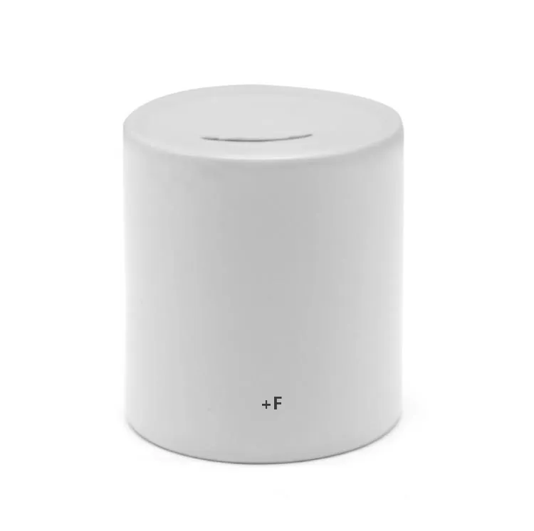 Ceramic Coin Bank: Sublimation Blank Money Saving Jar With Cash Slot ...