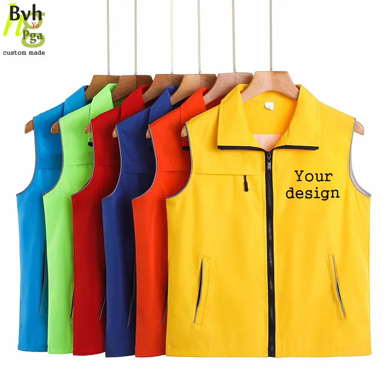 Desain Kustom Rompi Cetak Foto Teks Kasual Rompi Pakaian Pria Dan ...