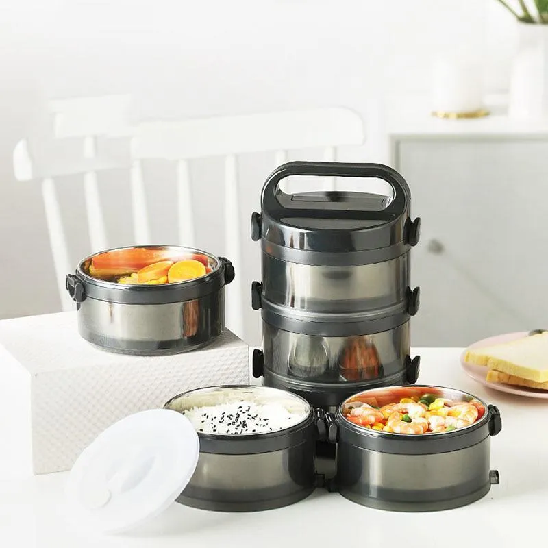 Thermos Tefal Lunch Box Thermos Food Jar Keep Food Hot Container Thermal Insulation Storage 304 Stainless Steel Vacuum Flask Box 201015 From Xue009 38.45 DHgate.Com