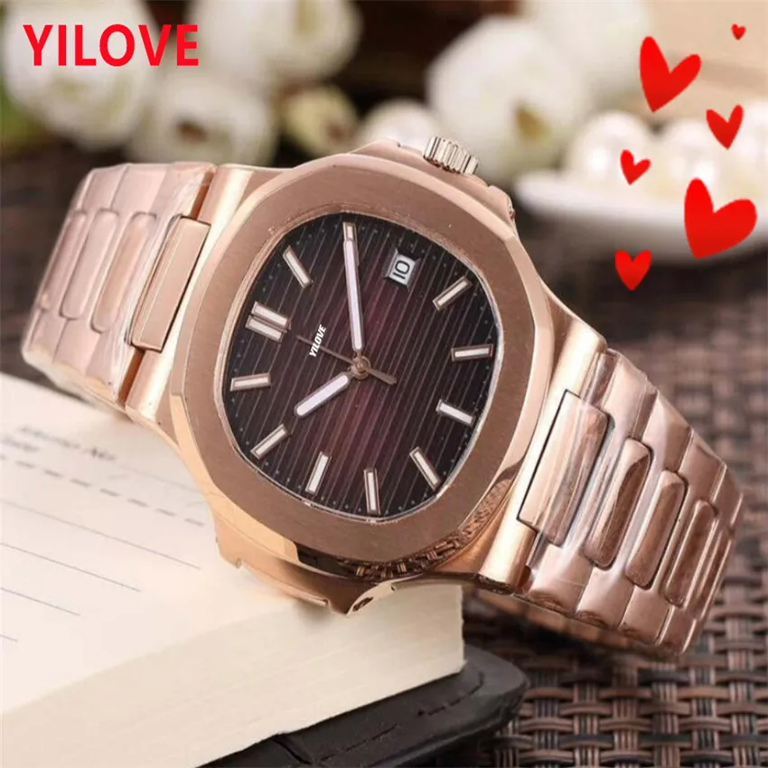 Famous Classic Big Designer Watch Stainless Steel Strap 40MM Clock ...