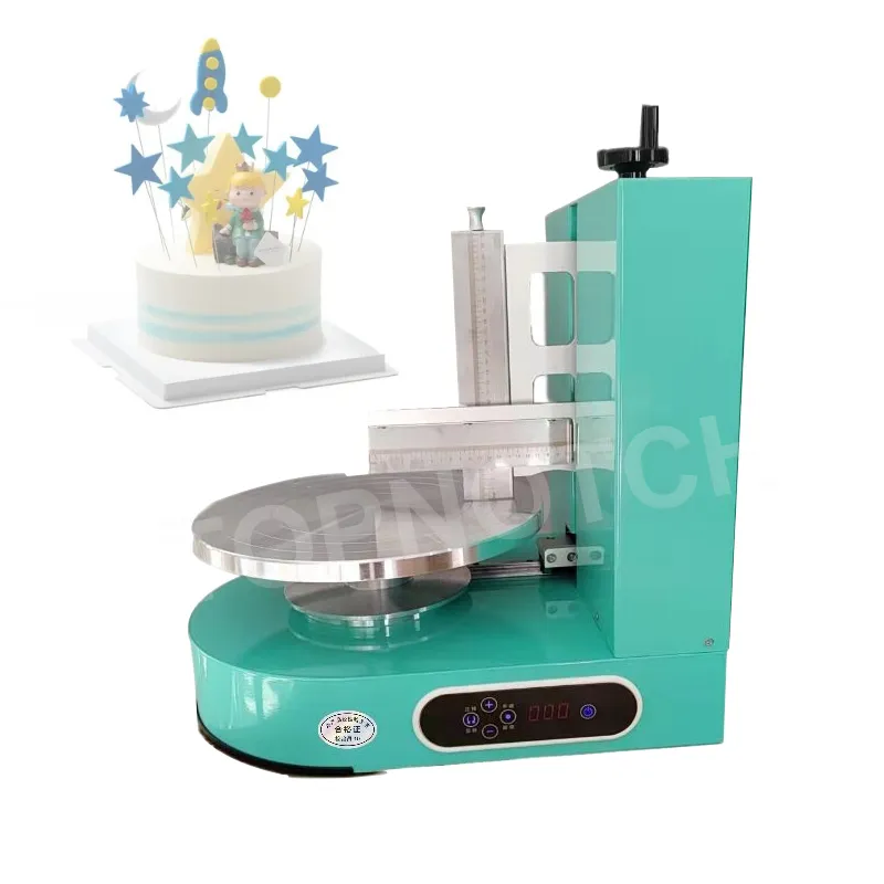 Cake Smoothing Coating Machine: Pastry Butter Cake Bread Cream Spreader ...