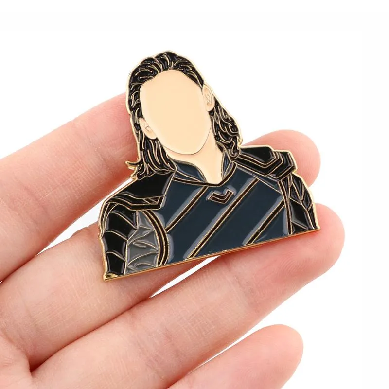 Loki Anime Enamel Pin Cartoon Lapel Brooch For Backpack Accessories ...