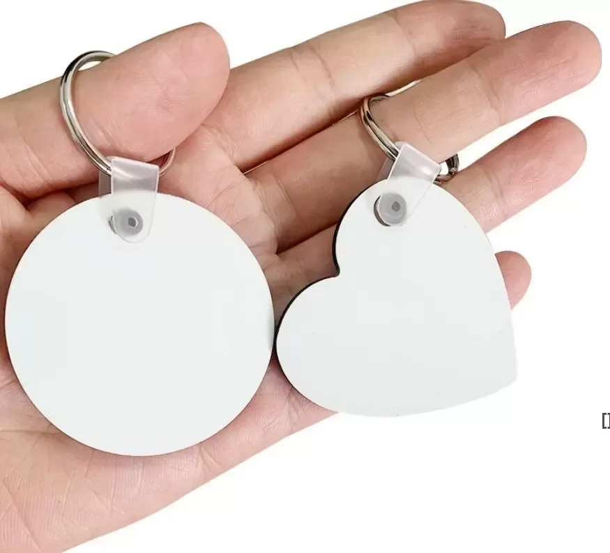 2022 Sublimation Blank Touchless Door Opener Keychain MDF Wooden ...