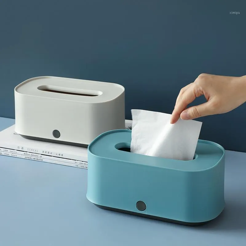 Plastic Tissue And Napkin Storage Box Simple And Efficient Home And ...
