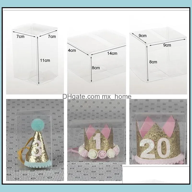 Customzied Pvc Box For Baby Tiara Headbands Transparent Plastic All ...