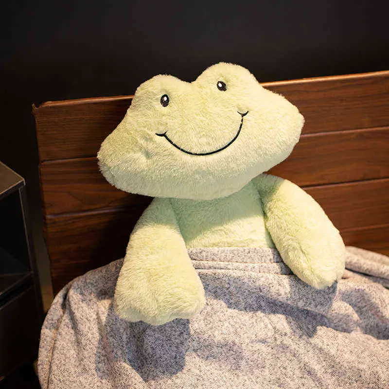 Cm Cute Smile Frog Cuddle Kids Comfort Plush Stuffed Doll Pillow Car ...