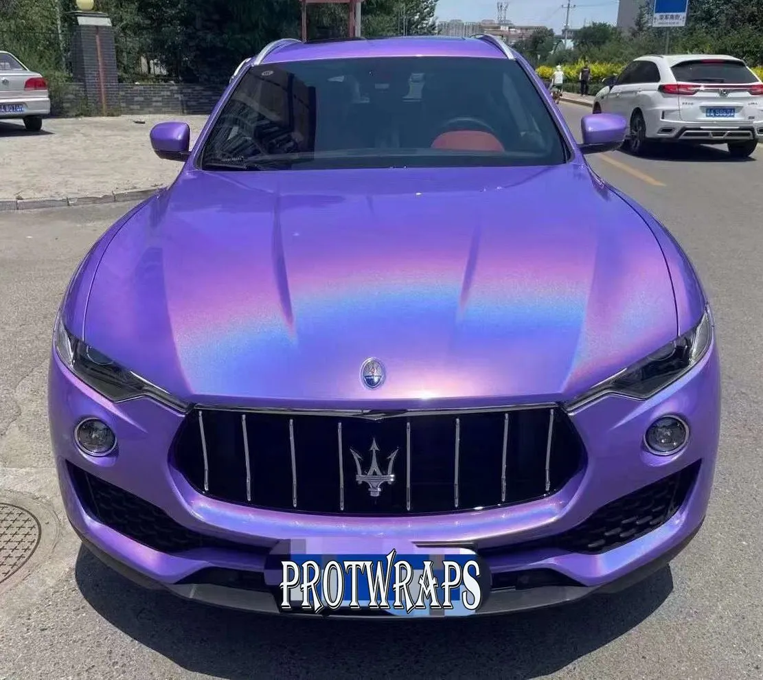 Purple Vehicle Wrap: 5ft X 65ft 1.52m X 20m Gloss Flip Vinyl Car ...