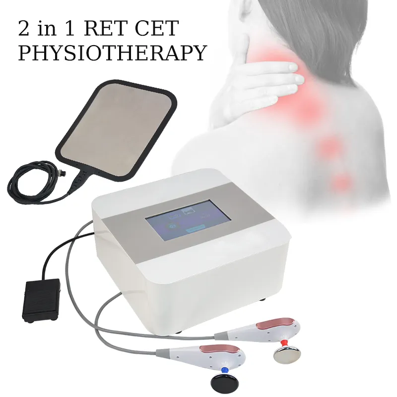 Tecar Therapy Machine RF Physio Rehabilitation Physiotherapy Diathermy ...