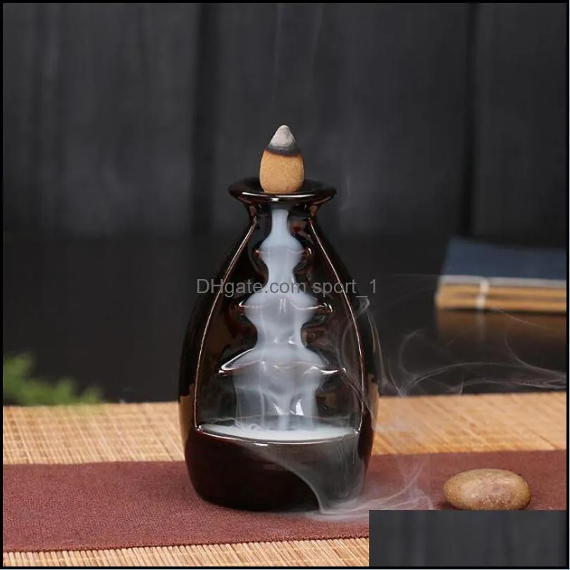 DHgate.com:Ceramic Incense Burner, Backflow Incense Holder, Garden ...