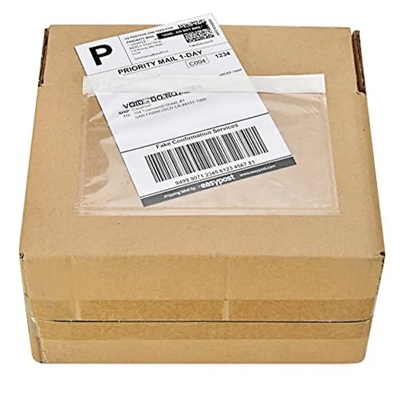 Clear Shipping Bags | Transparent Packing List Envelopes Adhesive ...