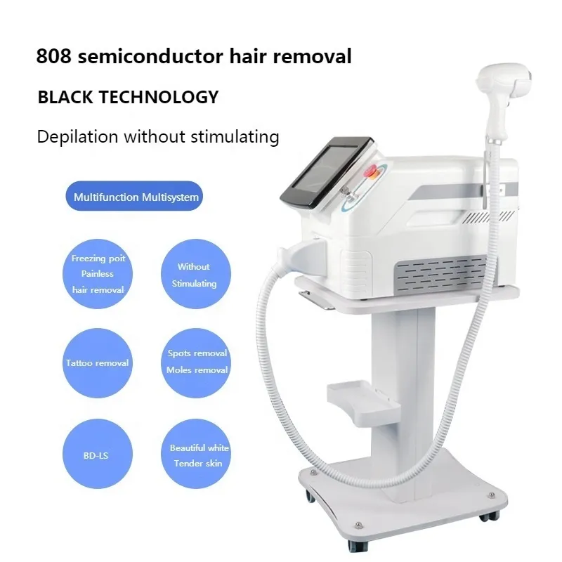 808nm Diode Laser Hair Removal Device with Q-Switch for Face Lift and ...