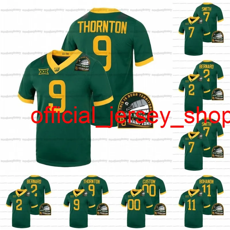 9 Tyquan Thornton Baylor Bears 2022 Sugar Bowl Champions Football ...