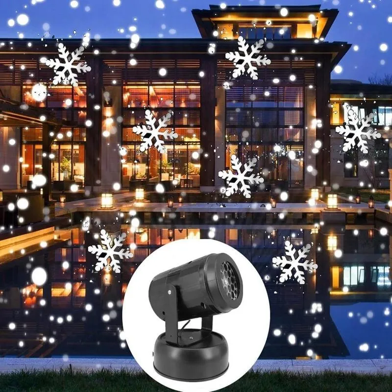 DHgate.com:Christmas Snowflake Laser Light Projector, Moving Snow ...
