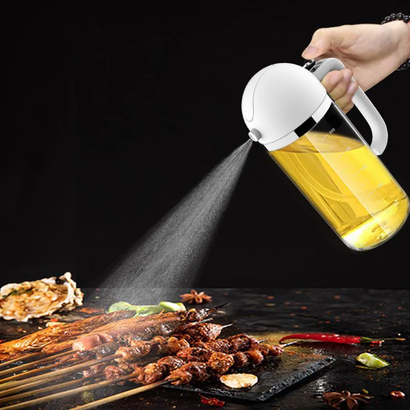 Cooking Utensils Spray Pouring Oil Bottle Oil Control Glass Mist ...