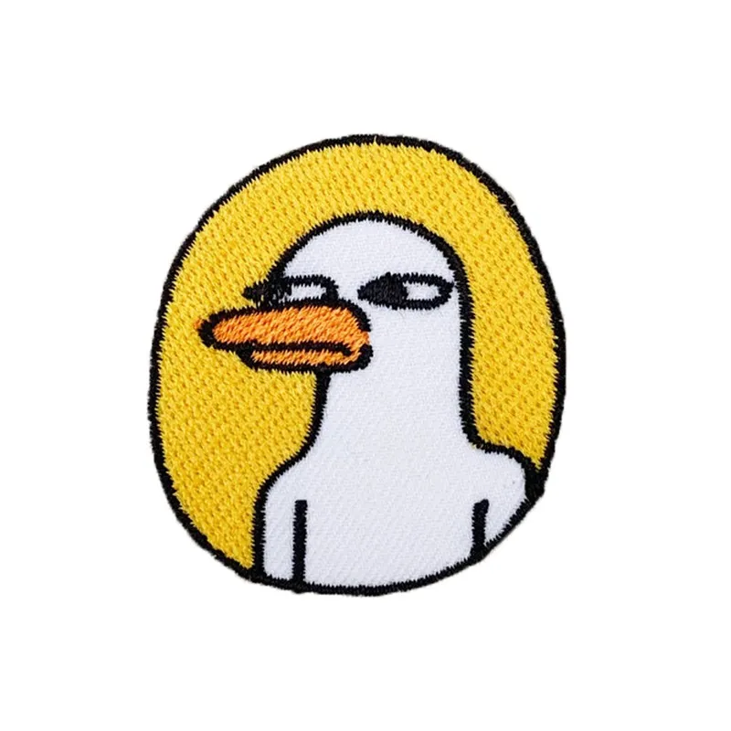 DHgate.com:Cute Duck Yolk Cartoon Embroidered Iron-on Patches for DIY ...