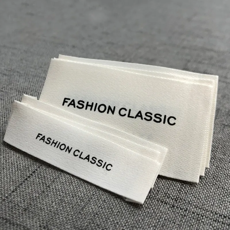 Custom Clothing Labels: Matte Cotton, Woven & Printed. Personalized ...