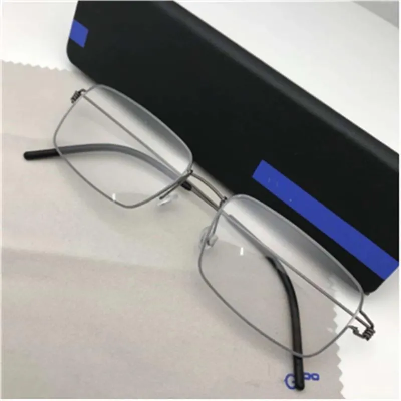 Lightweight Titanium Alloy Eyeglasses Frame - Handmade, Screwless ...