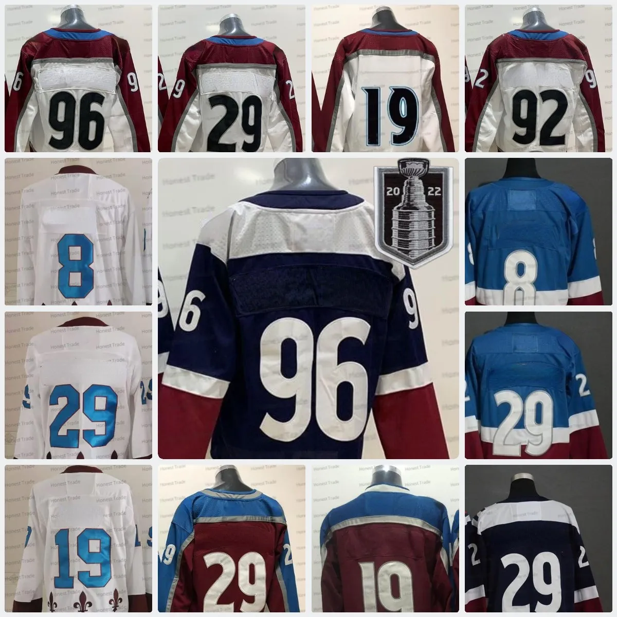 8 Cale Makar 2022 Final De La Copa Stanley 19 Joe Sakic 96 Mikko ...