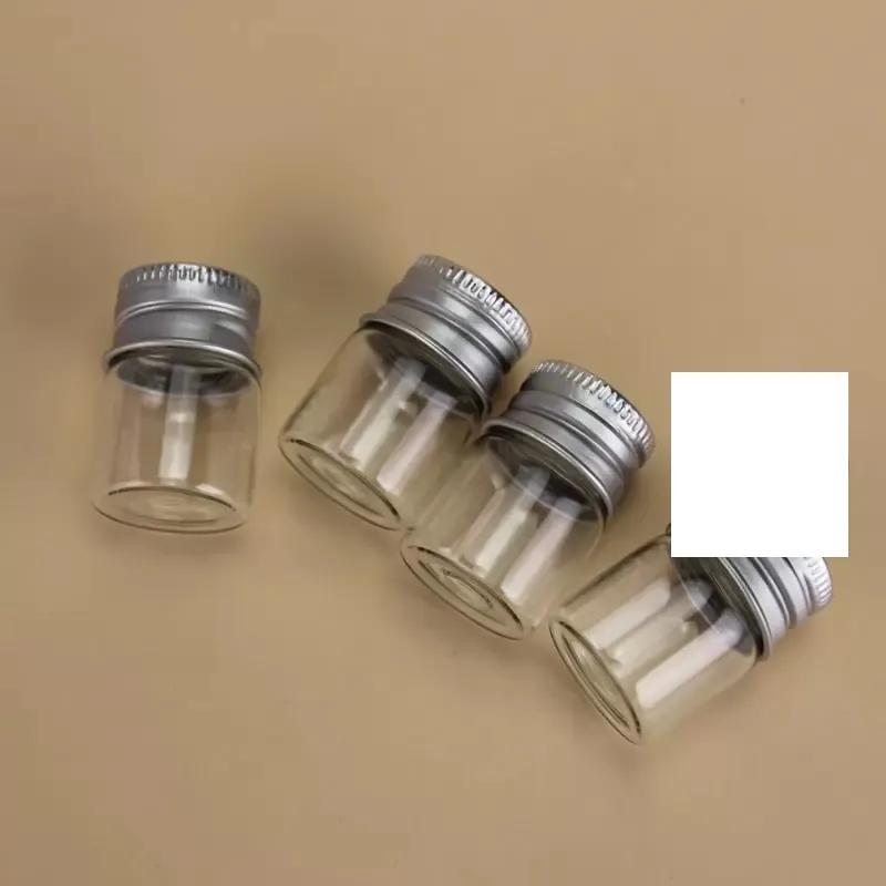 Wholesale Portable 5g Glass Double Walled Jars With Aluminium Cap ...