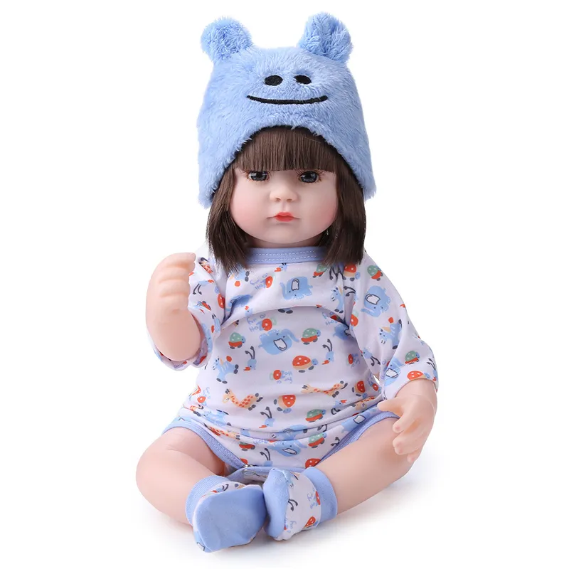 Dolls 42CM Baby Reborn Doll 17 Inch Realistic Lifelike Born Babies Doll ...