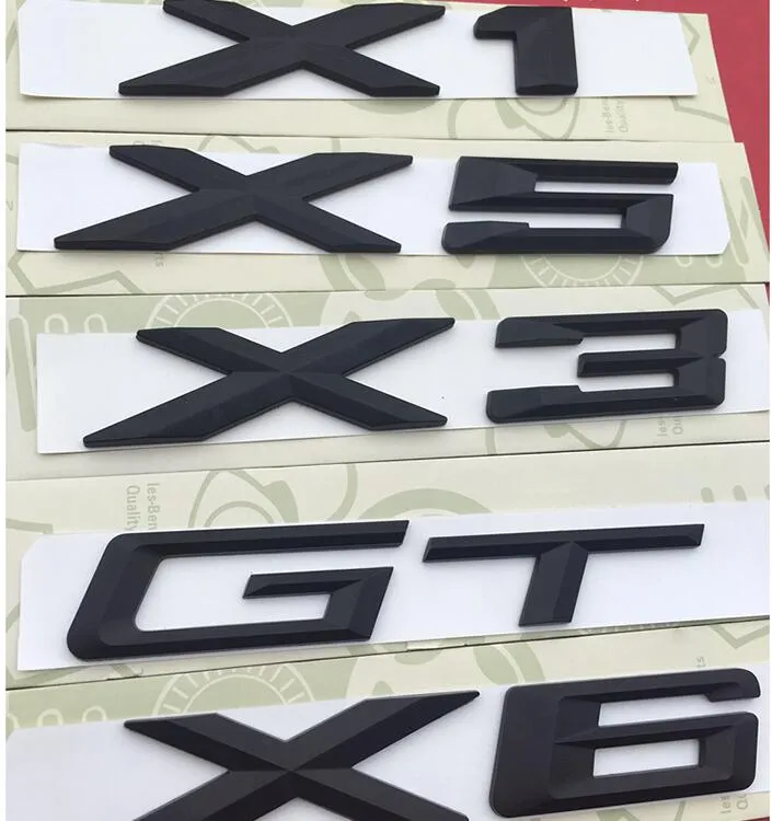 Bmw X1 X3 X5 X6 Gt Z4 Tronco Emblema De Coches De Estilización De La ...