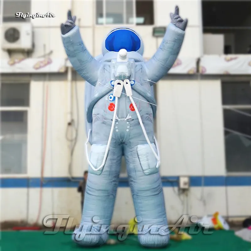 Wholesale 6m Giant Inflatable Astronaut Blue Balloon Arch For Carnival ...