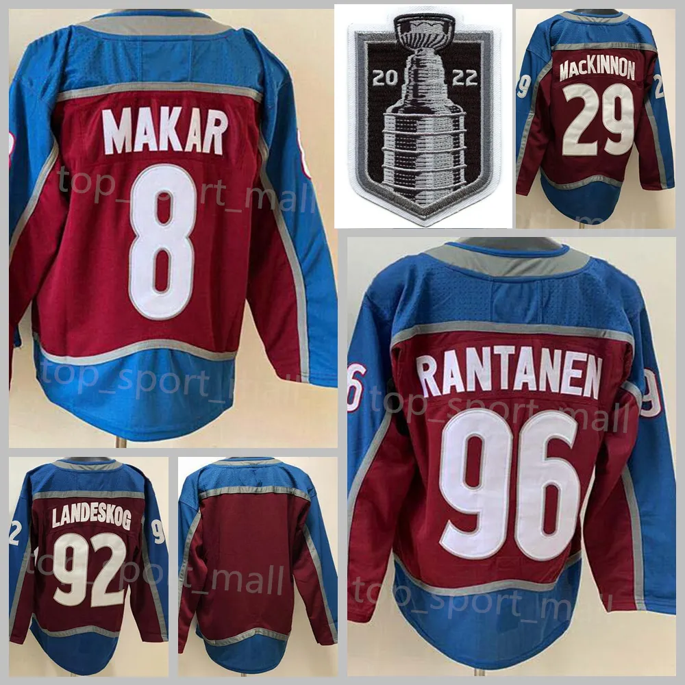 Mens Ice Hockey 8 Cale Makar Jerseys 29 Nathan MacKinnon 92 Gabriel ...