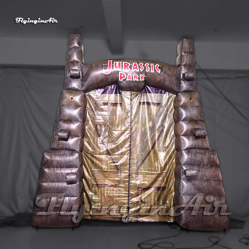 4/6m Inflatable Jurassic Park Gate, Dinosaur Entrance Arch, Jurassic ...