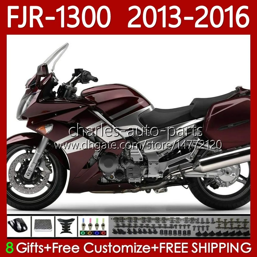 OEM Bodys ل Yamaha FJR 1300 A CC Wine Red FJR1300A FJR1300A FJR1300 13 ...
