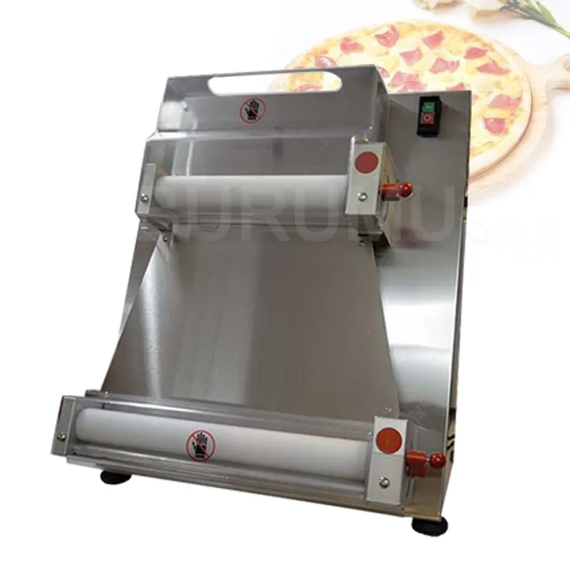 Commercial Pizza Dough Roller Machine: 370W Electric Bakery Pizza ...