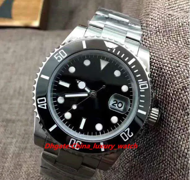 Mens 41mm 40mm Automatic Watch With Ceramic Bezel, Sapphire Crystal ...