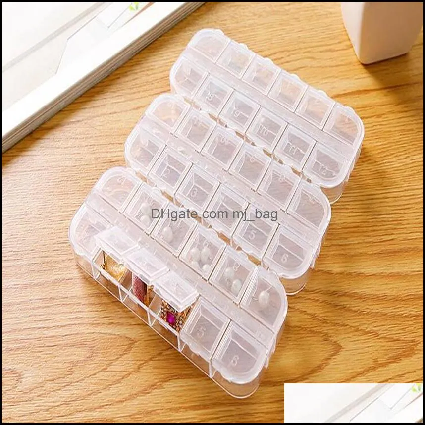Portable 12-Slot Organizer Box - Versatile Parts Storage Container ...