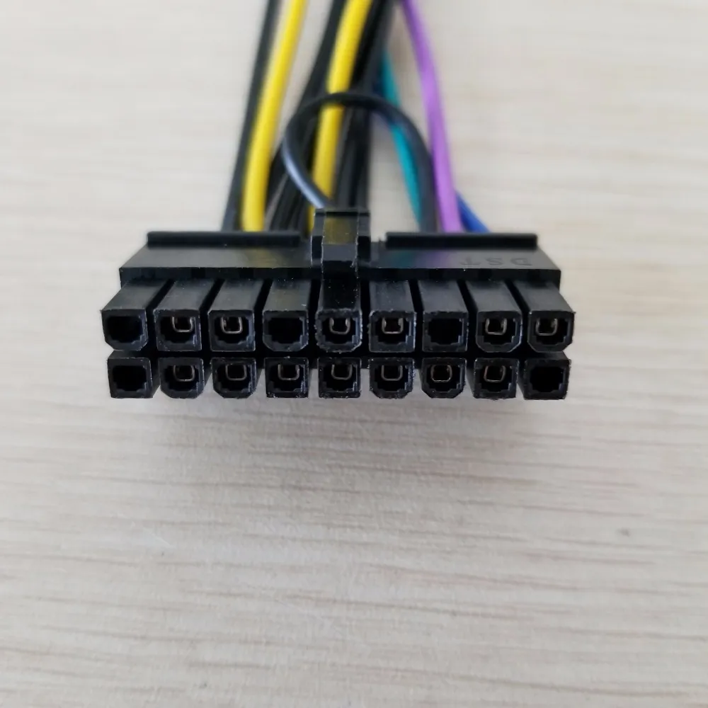 ATX PSU 18AWG 18Pin To 24Pin Adapter Converter Power Connector Cable ...