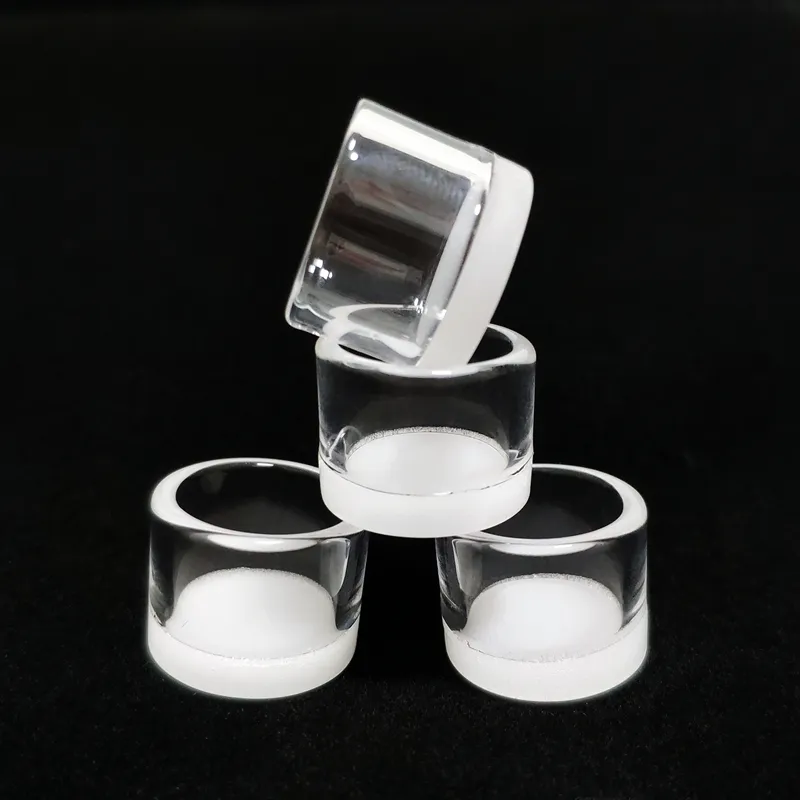 YAREONE Quartz Insert Dish: 19mm Opaque White Bottom For Thermal Dab ...