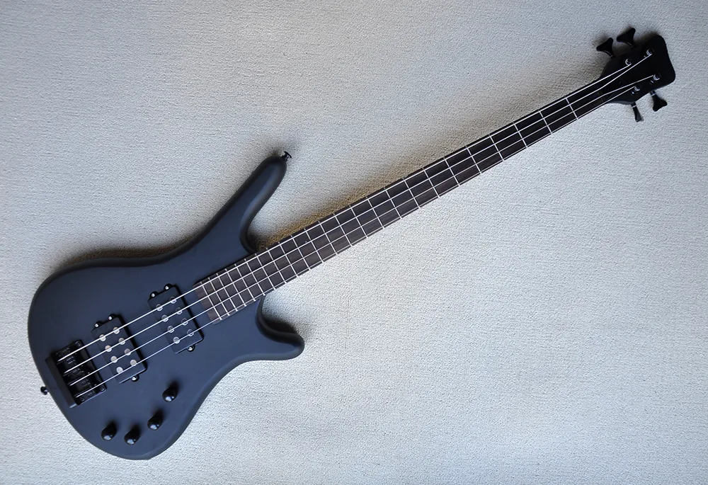 DHgate.com:Custom 4-String Electric Bass: Matte Black, Rosewood ...
