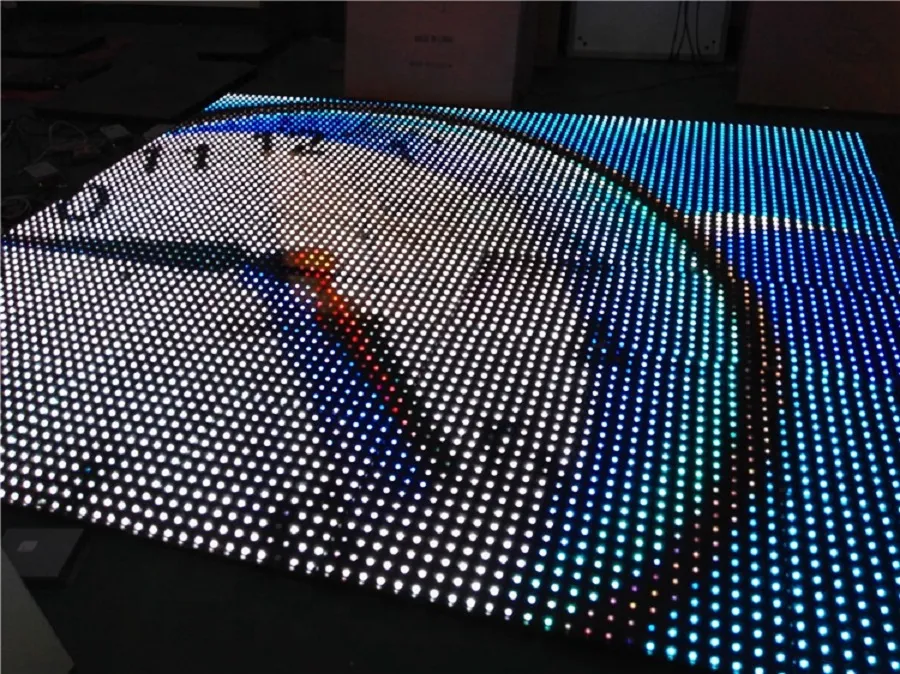 Interactive LED Dance Floor Walkway - 144 Pixel Digital Video Display ...