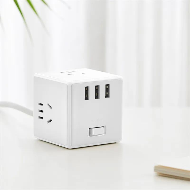 Usb Cubes Mini Smart Socket Multi Port Power Strip With Safety ...