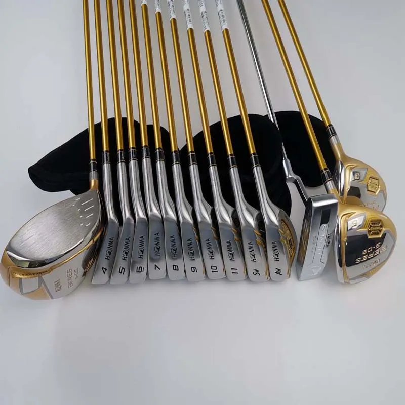 Premium 14-Piece Men's Golf Club Set - Graphite Shaft, Complete Irons ...