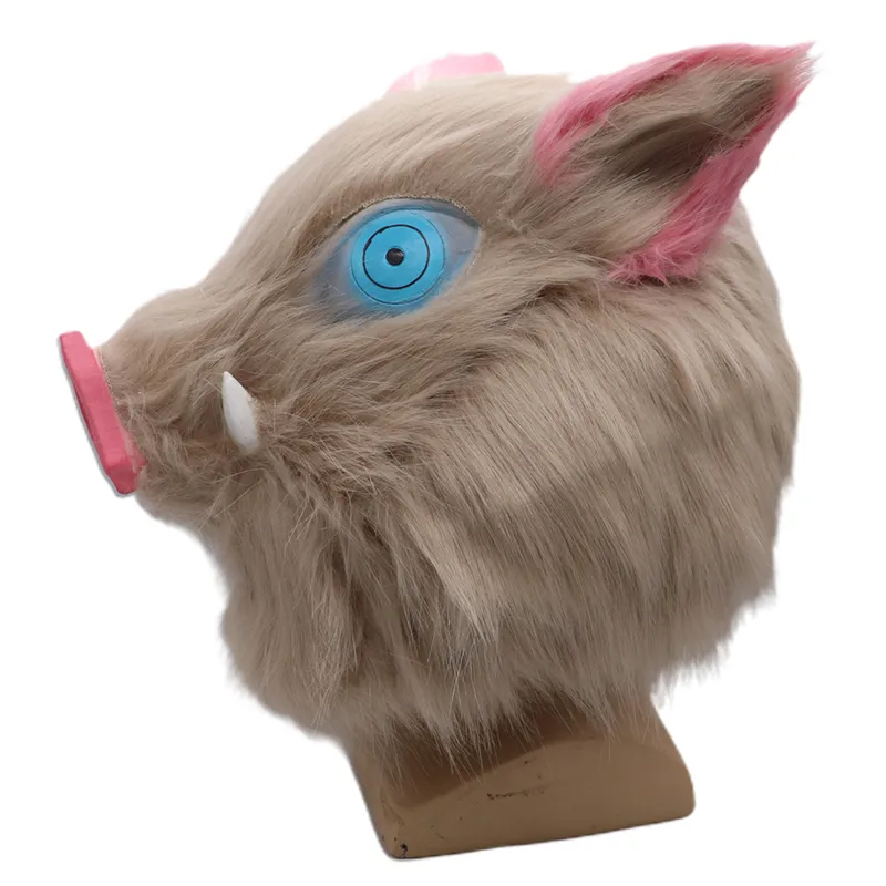 Inosuke Cosplay Mask & Costume Set Demon Slayer Kimetsu No Yaiba Pig ...